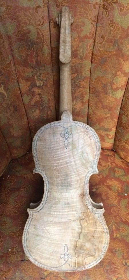 Commissioned 5-String Fiddle Progress | Five String Fiddles